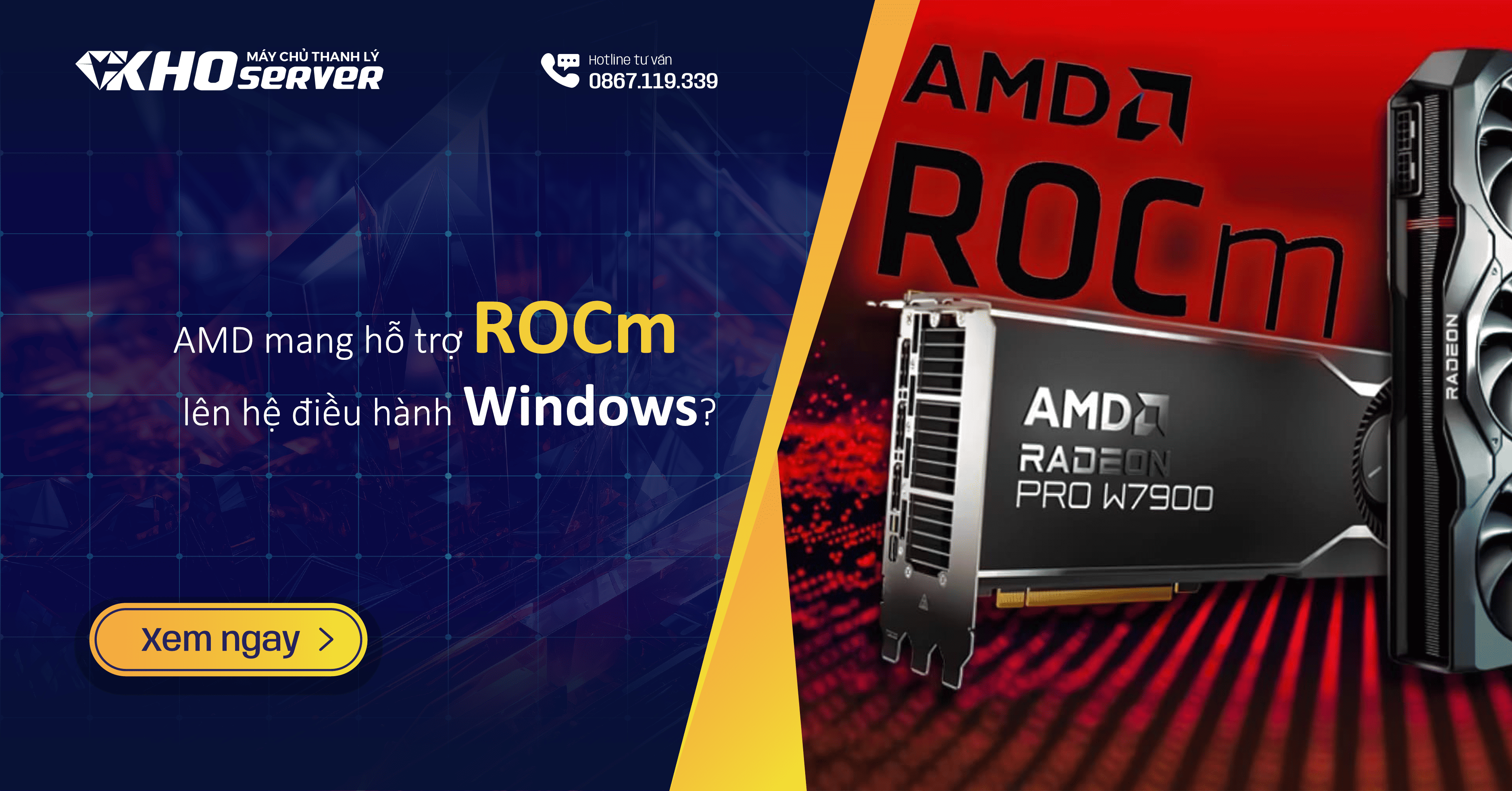 AMD mang hỗ trợ ROCm lên hệ điều hành Windows?