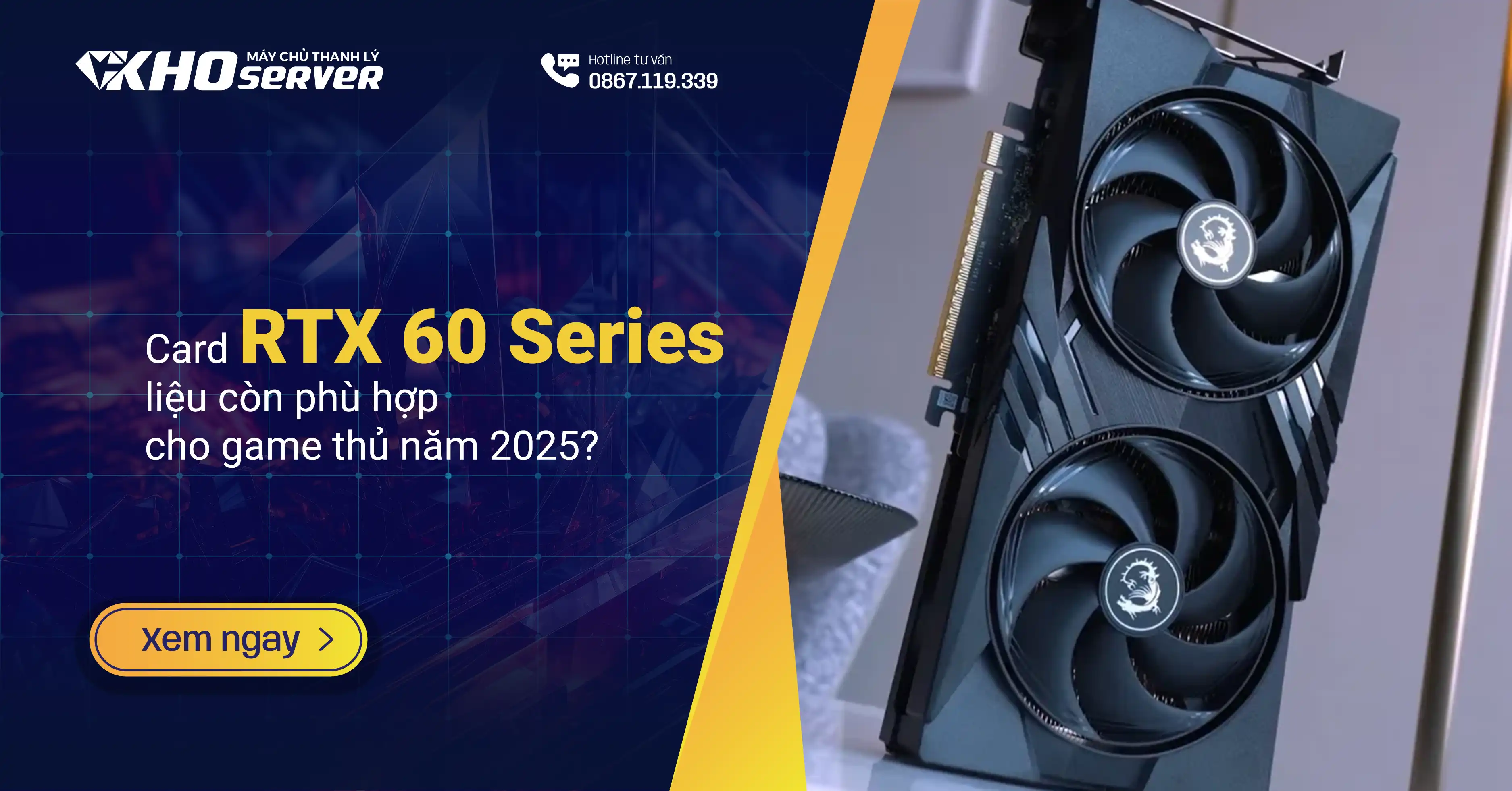 Card RTX 60 Series liệu còn phù hợp cho game thủ năm 2025?